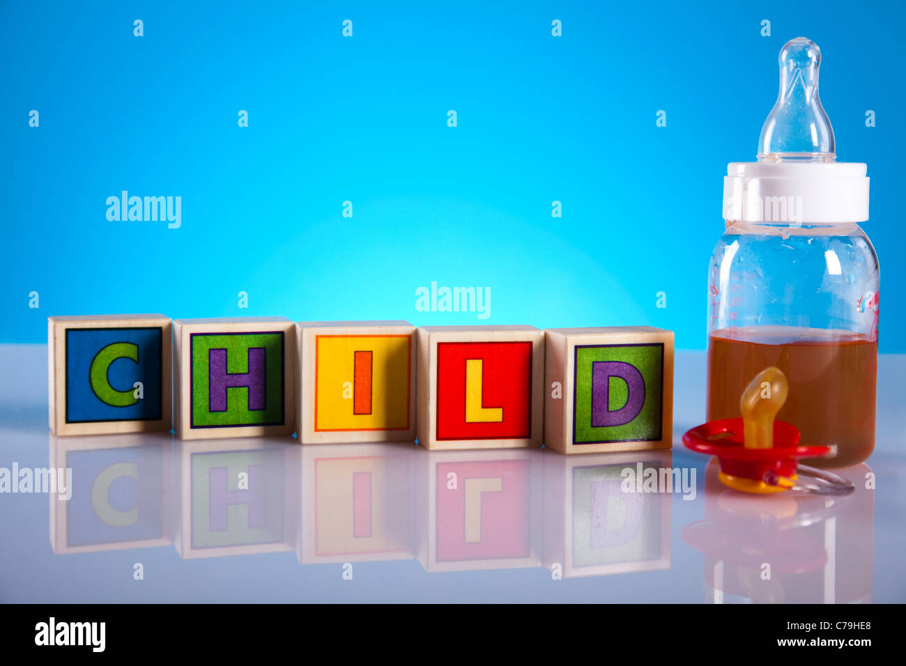 Baby blocks set Stock Photo - Alamy