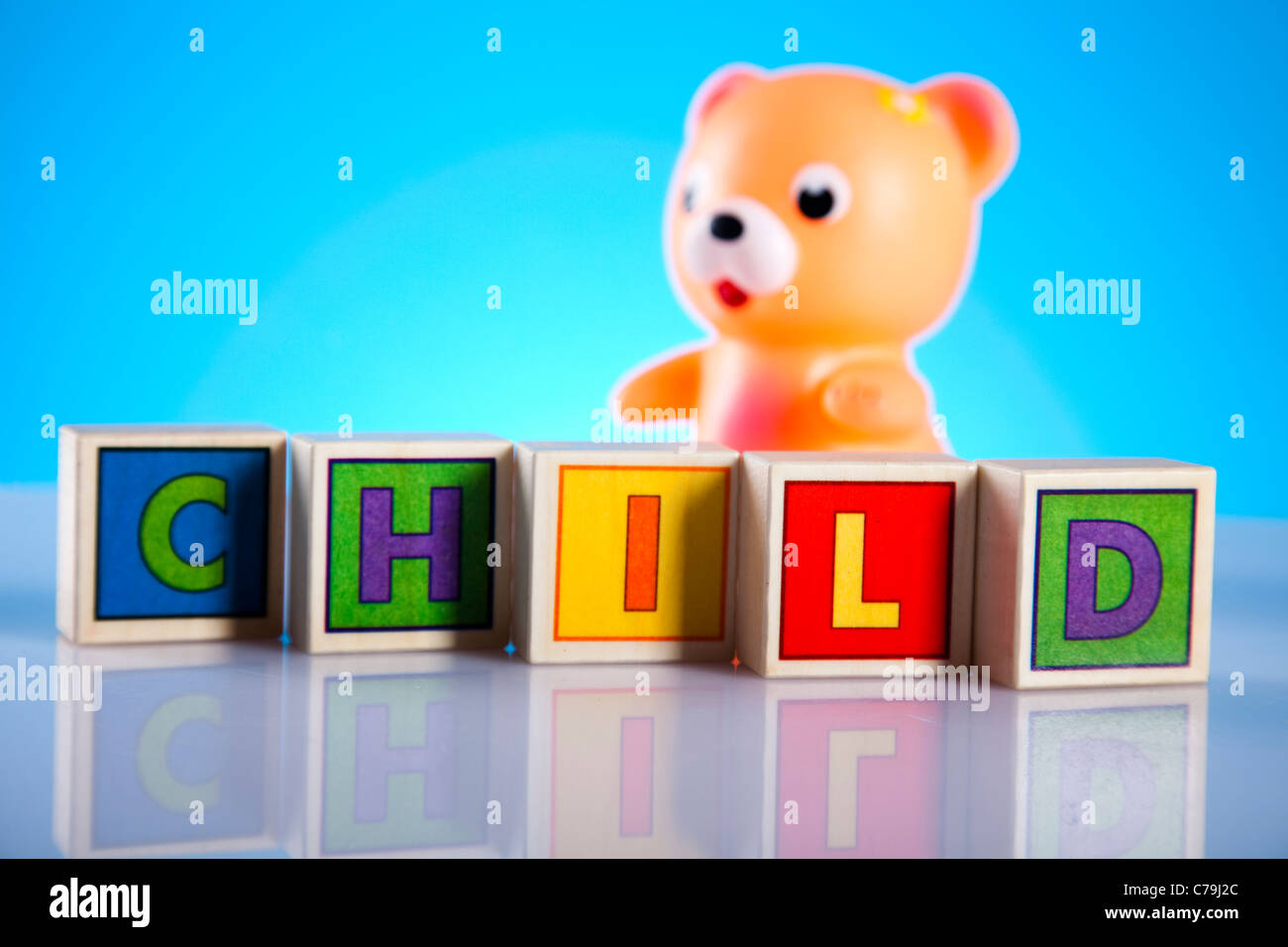 Baby blocks set Stock Photo - Alamy