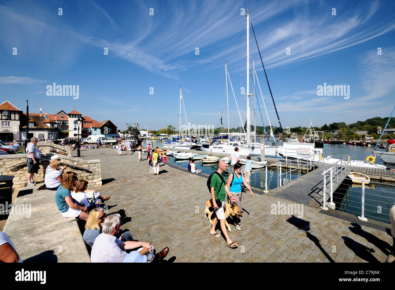 Lymington harbor hi-res stock photography and images - Alamy