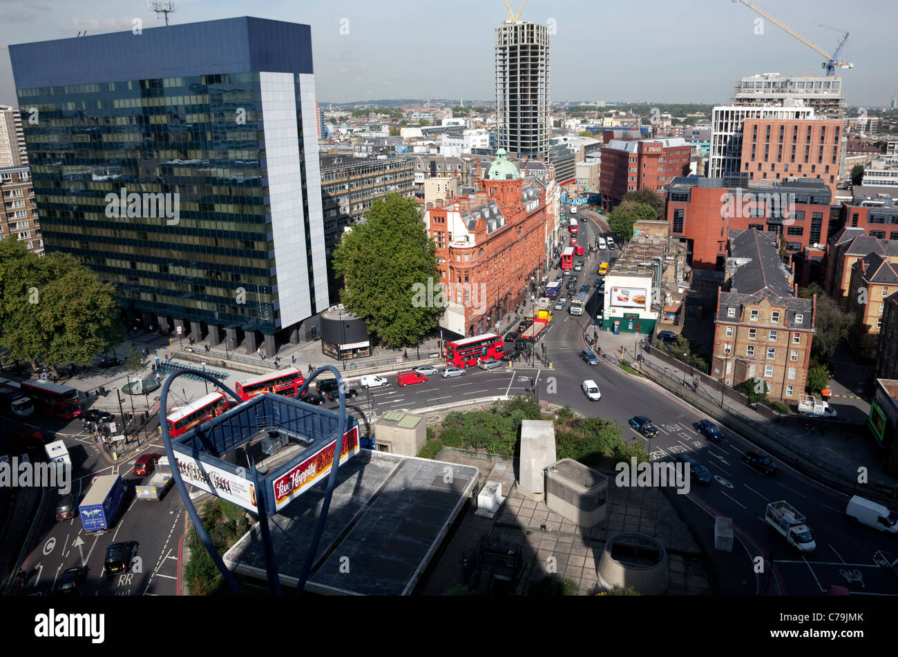 Old street roundabout london aerial hi-res stock photography and images ...