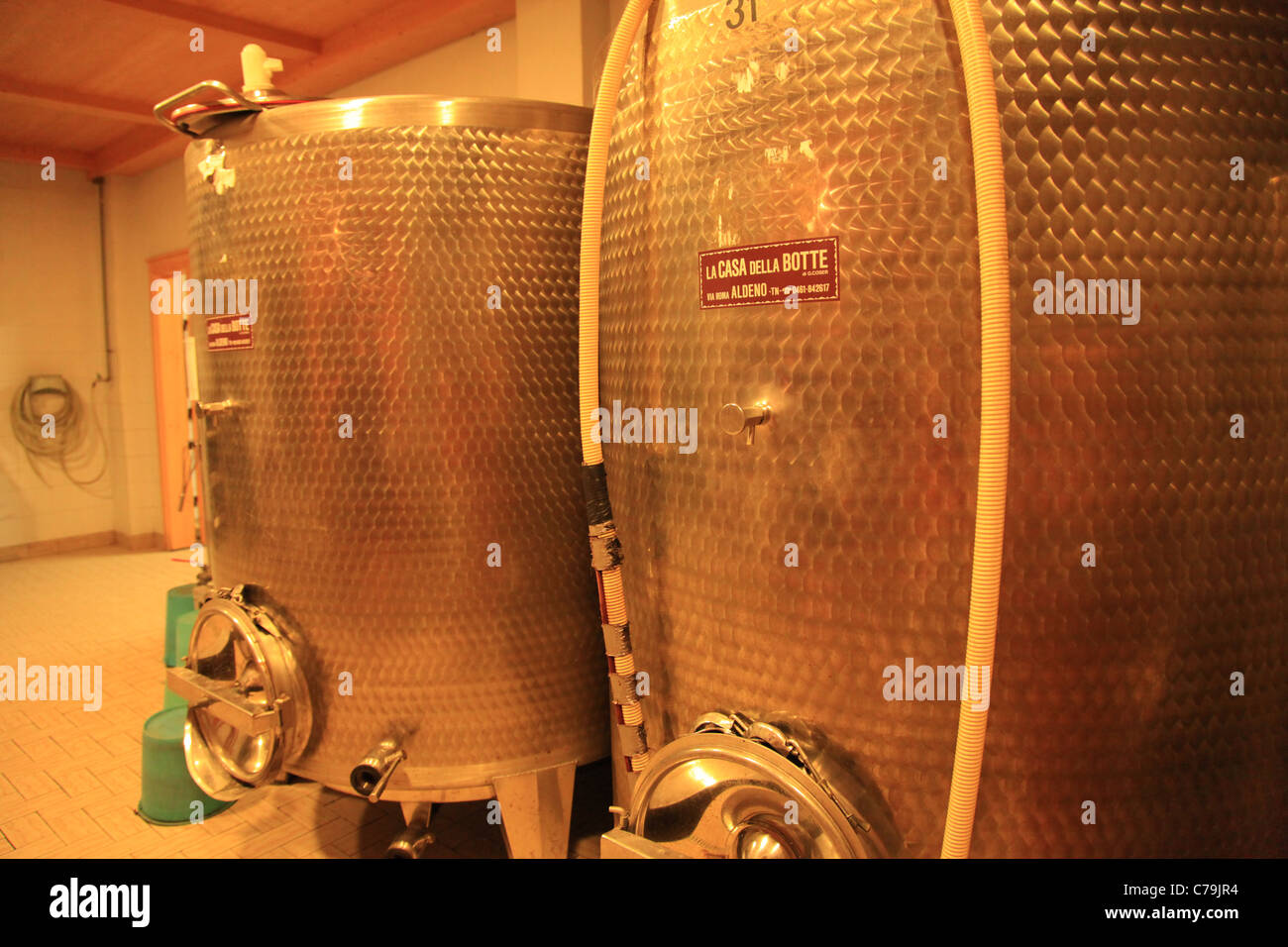 The Distillation of grappa using copper machinery Stock Photo - Alamy