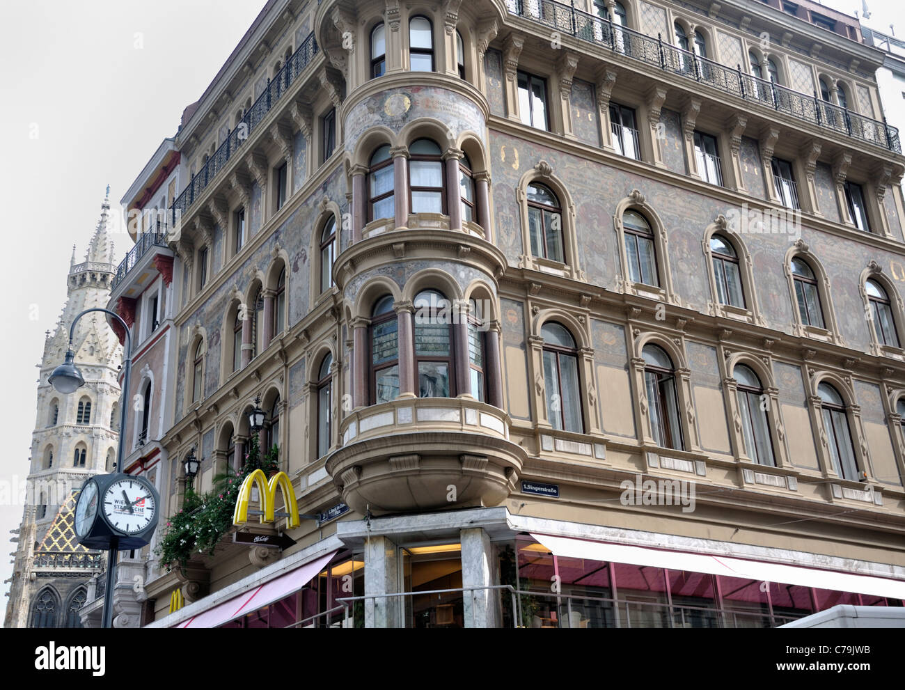 Old vienna building facades hi-res stock photography and images - Alamy