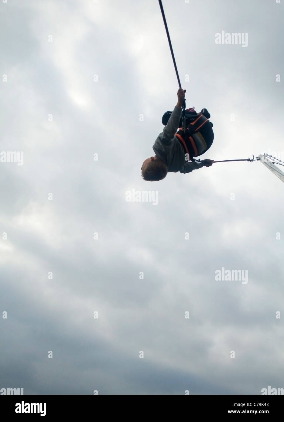 Rope trampoline hi-res stock photography and images - Alamy