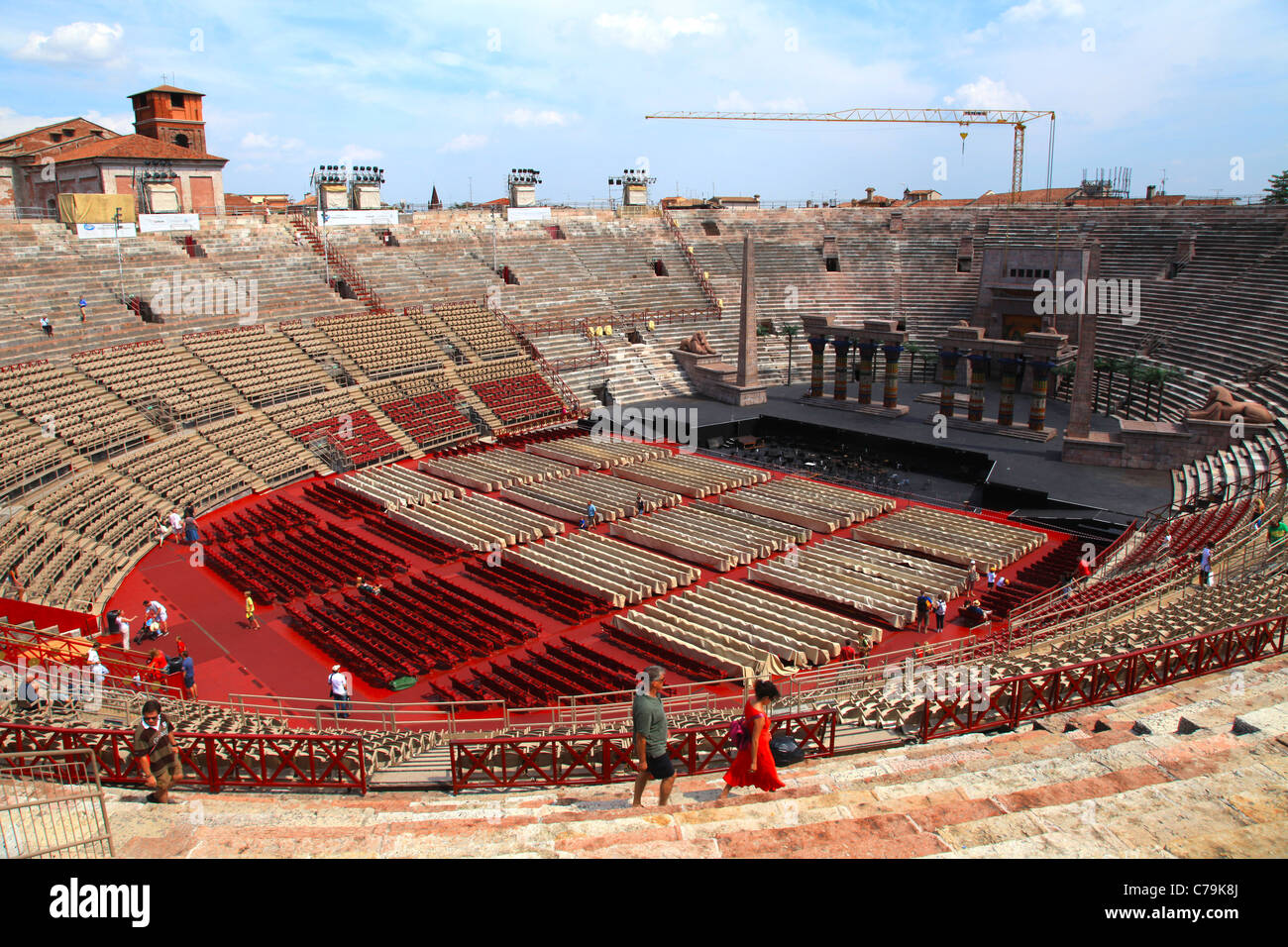 Coliseum in Verona Italy Stock Photo - Alamy
