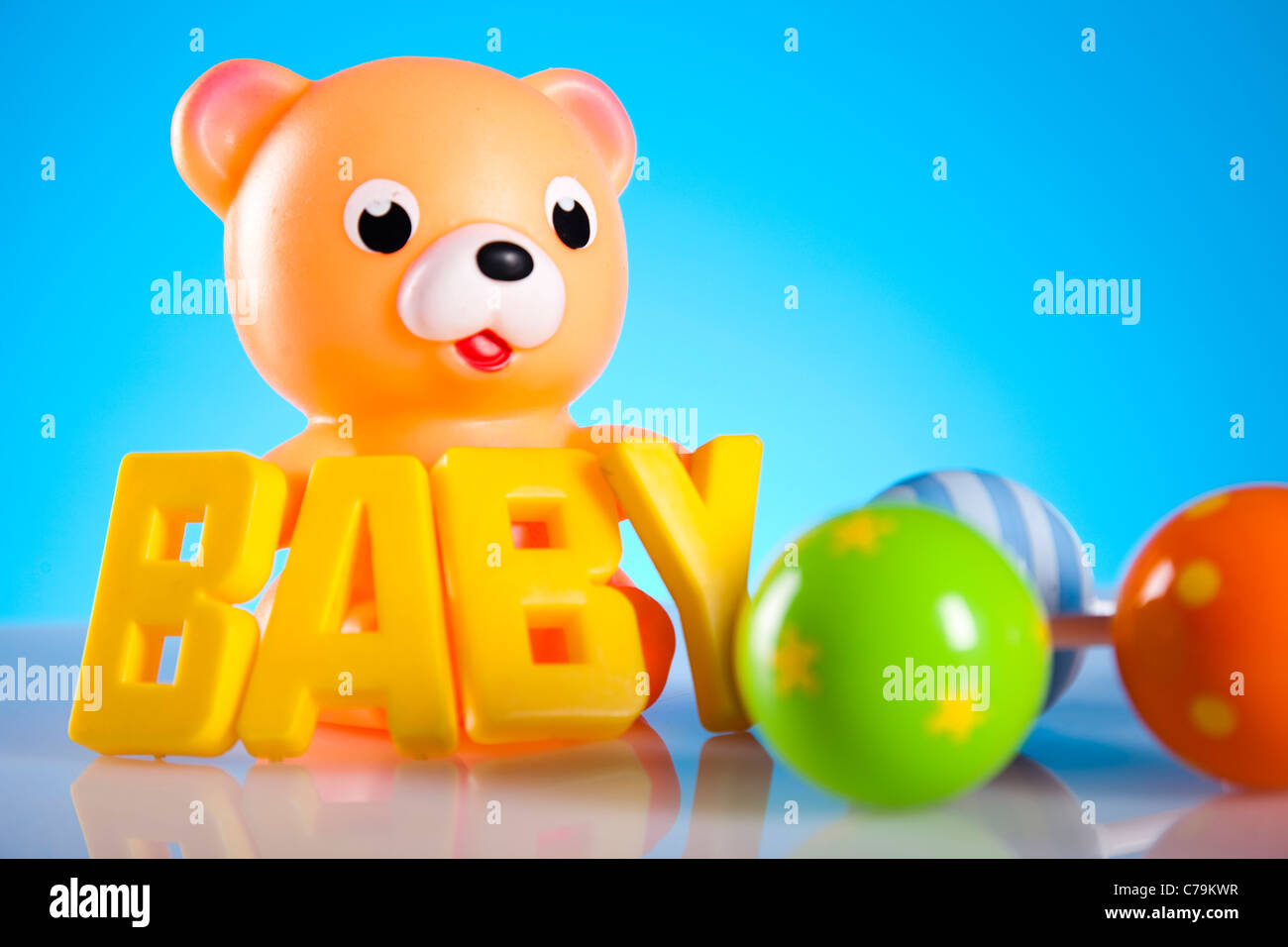 Colorful children toys Stock Photo - Alamy