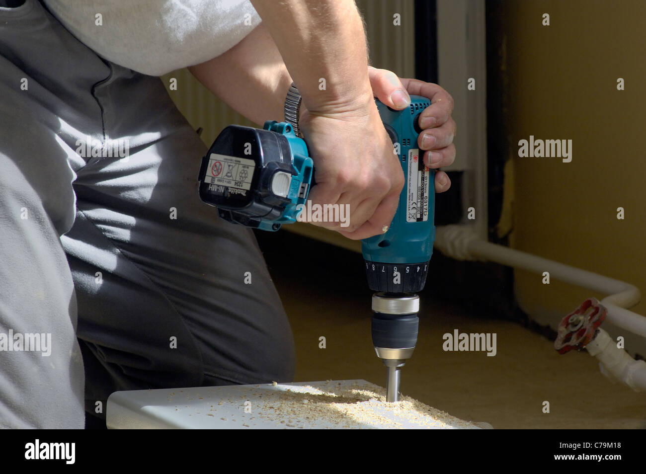 Workman drill hi-res stock photography and images - Alamy