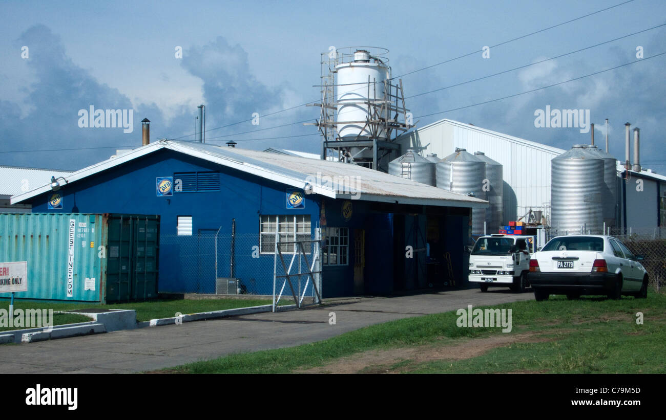 Carib Brewery near Basseterre St Kitts Caribbean Stock Photo - Alamy