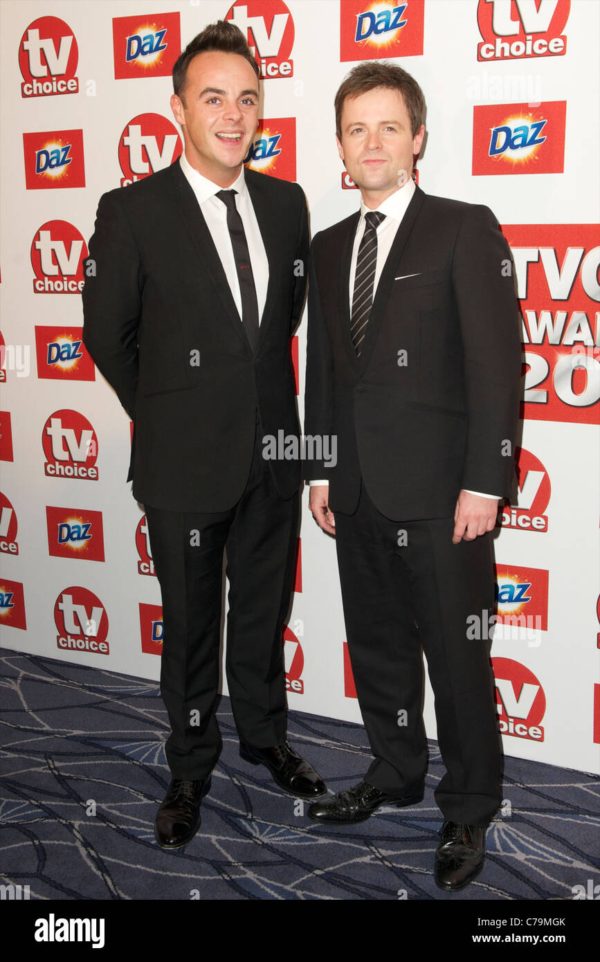TV Choice Awards London Ant McPartlin and Declan Donnely Stock Photo ...