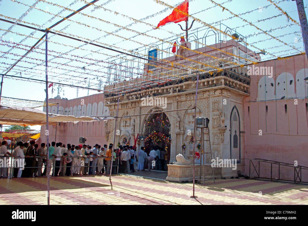 Karni Mata rat temple Deshnoke Rajasthan India Stock Photo - Alamy