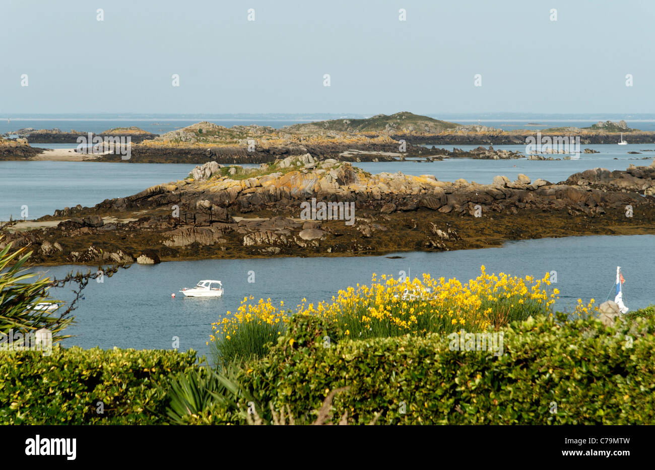 Channel of Sound, Chausey islands (Manche, Normandy, France Stock Photo ...