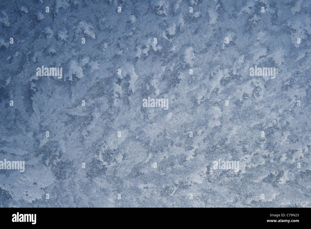 close up of frost crystals on a car windshield Stock Photo - Alamy