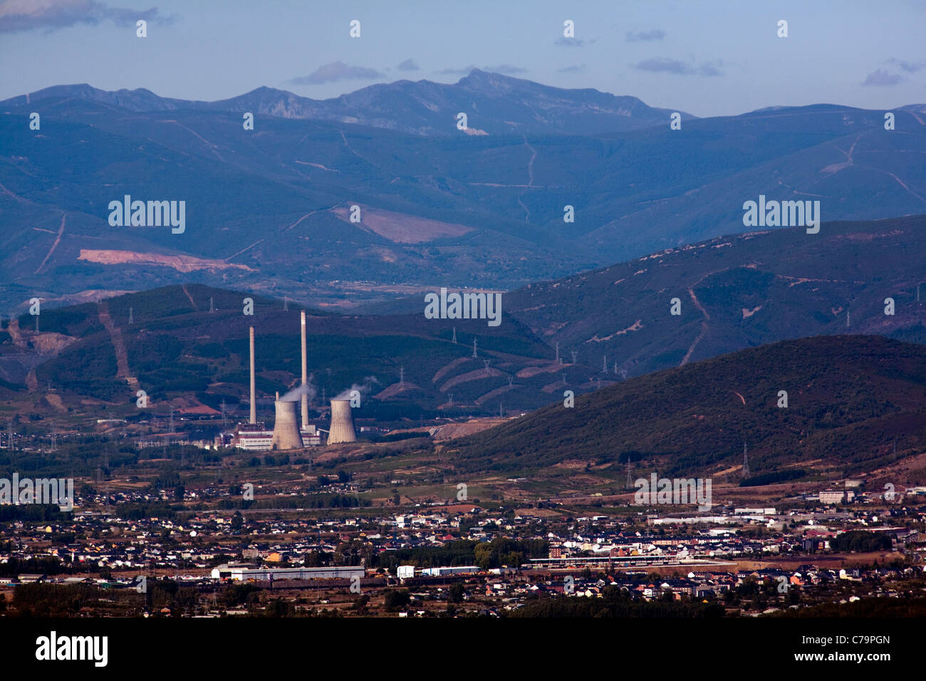 The Sil Tal, Ponferrada, Spain Stock Photo - Alamy