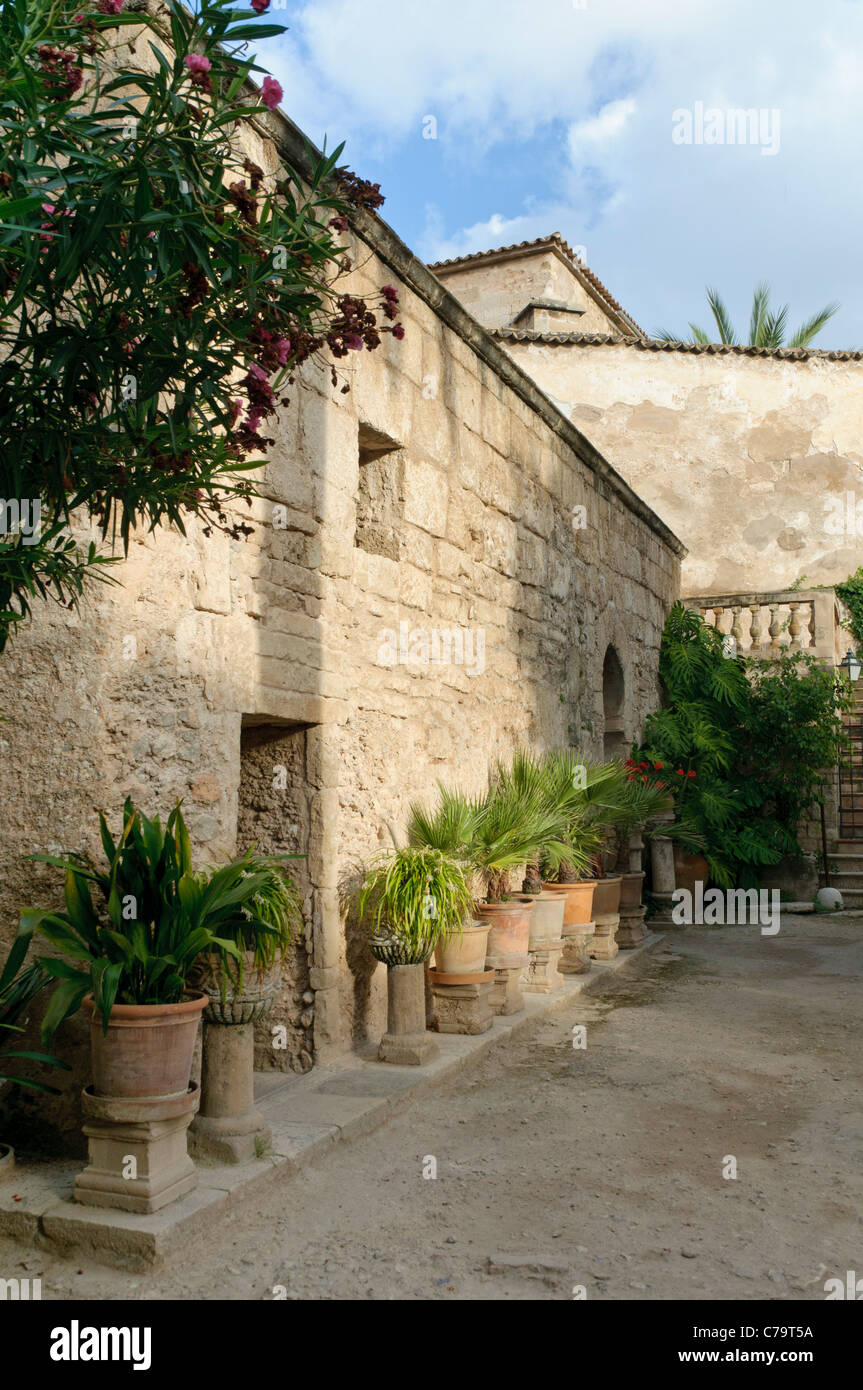 Arab Baths in the historic town centre of Palma de Majorca, Majorca ...