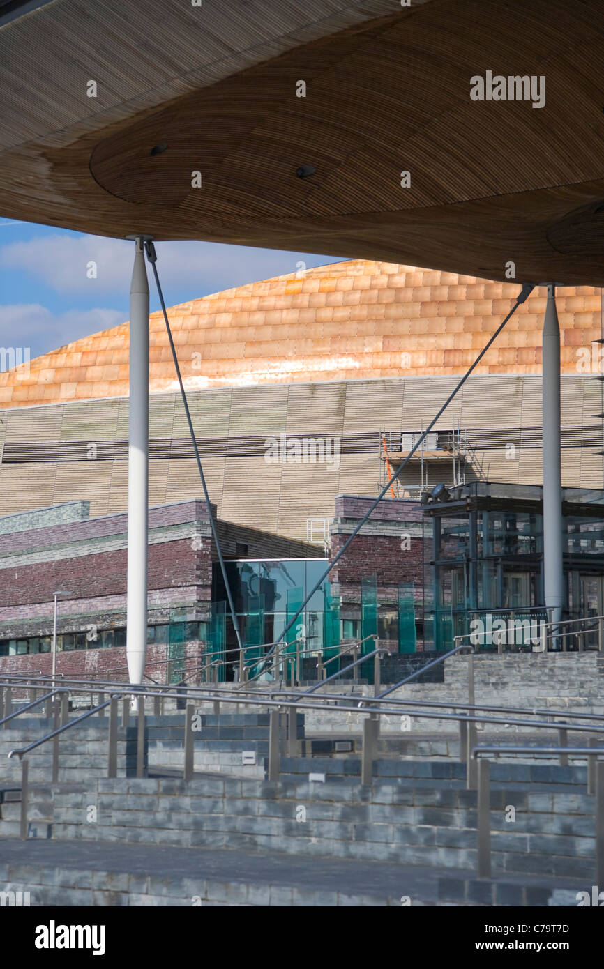 The Senedd, Senate, National Assembly building, by architect Richard ...