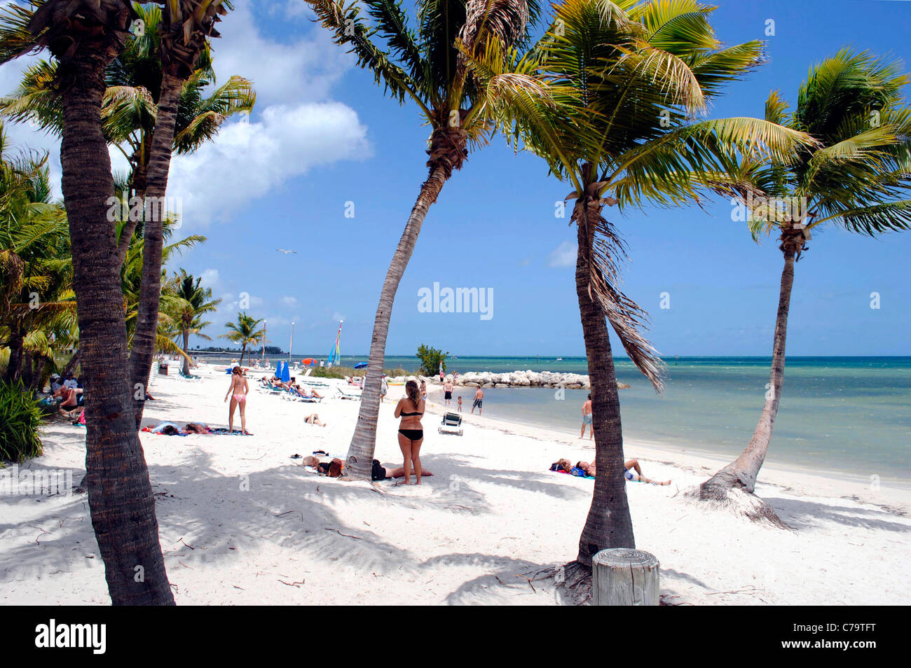 Smathers Beach Key West Florida Stock Photo - Alamy