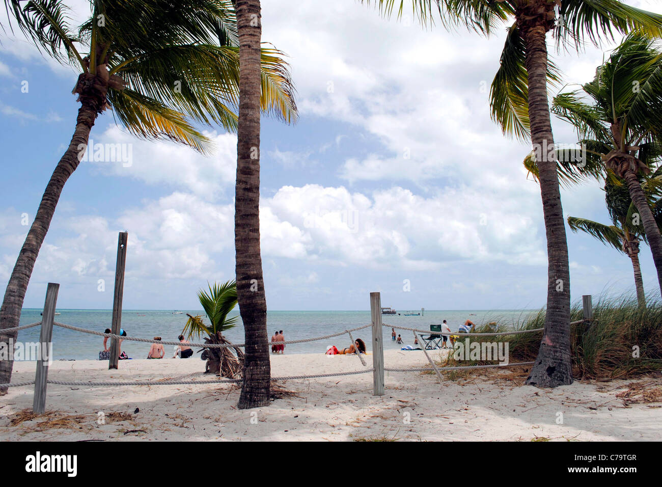 Smathers Beach Key West Florida Stock Photo - Alamy