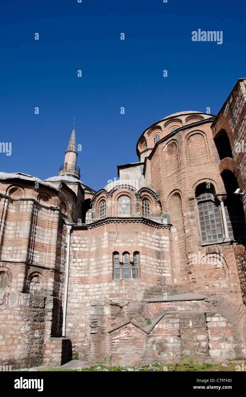 Turkey, Istanbul. Historic 3rd century Byzantine Chora Monastery (aka ...