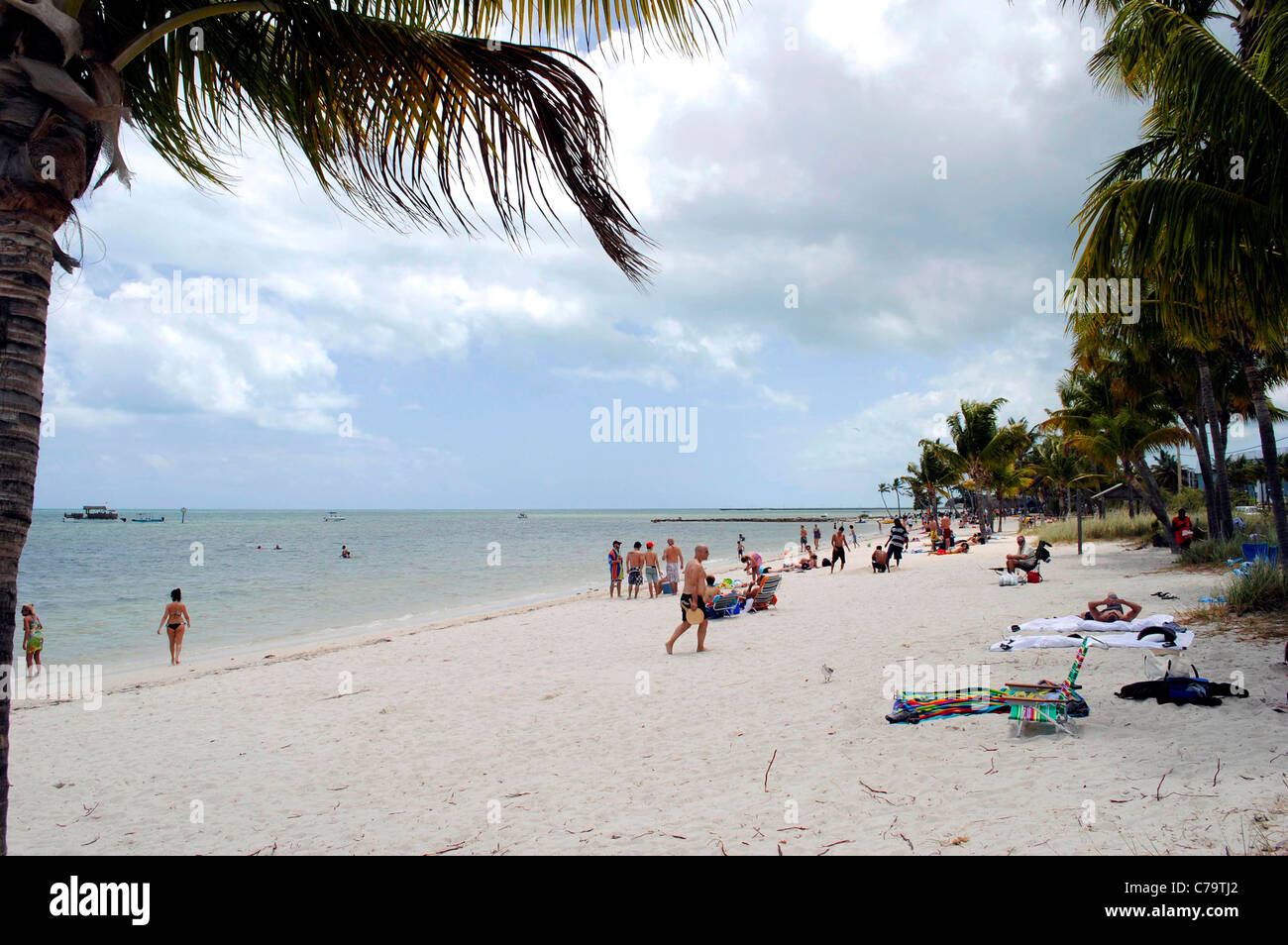 Smathers Beach Key West Florida Stock Photo - Alamy