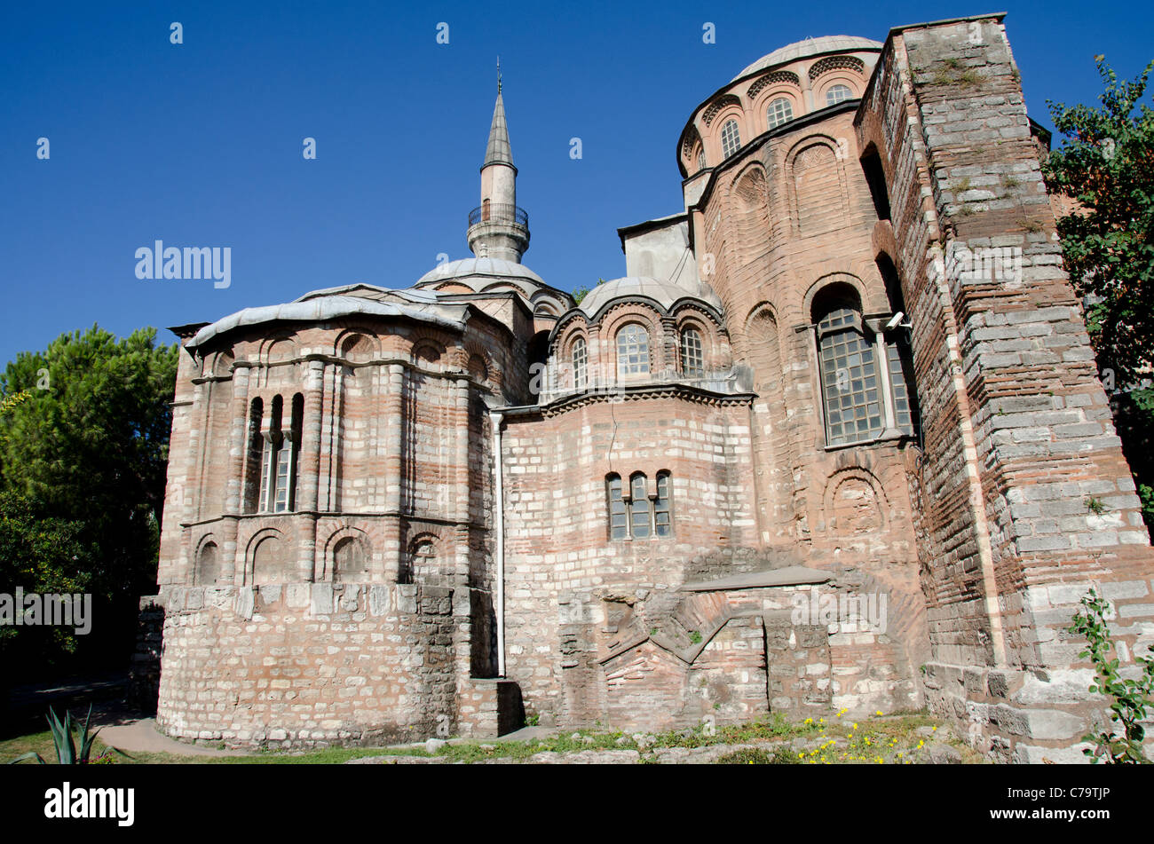 Turkey, Istanbul. Historic 3rd century Byzantine Chora Monastery (aka ...