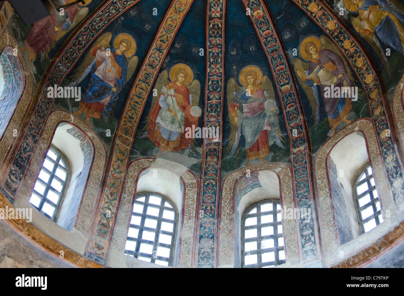 Turkey, Istanbul. Historic 3rd century Byzantine Chora Monastery (aka ...