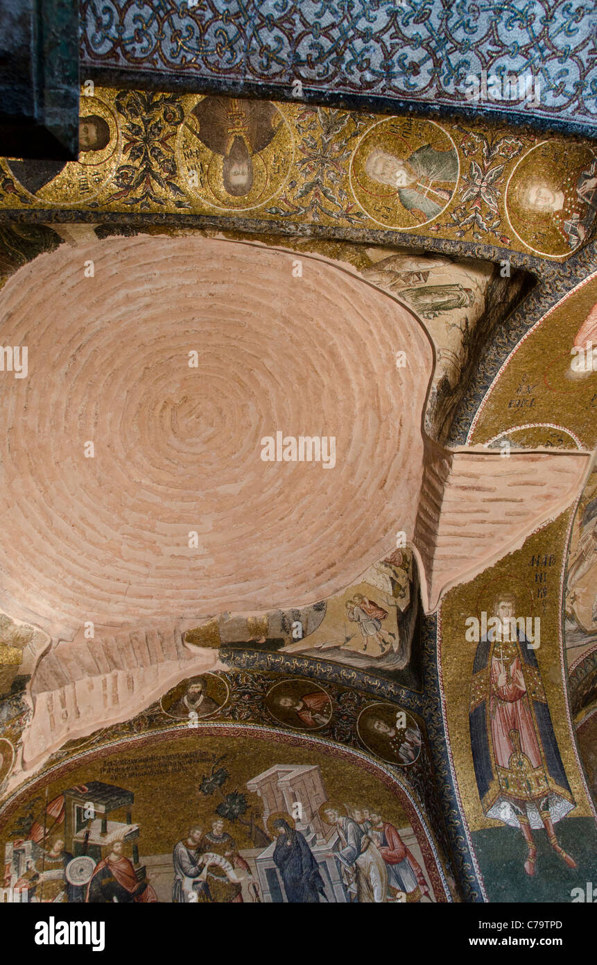 Turkey, Istanbul. Historic 3rd century Byzantine Chora Monastery (aka ...