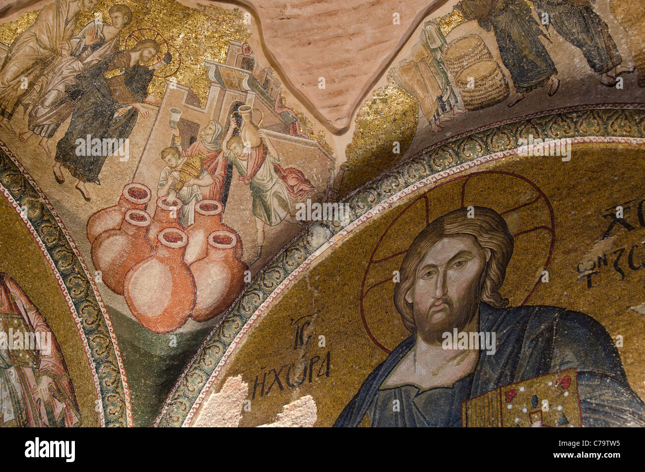 Turkey, Istanbul. Historic 3rd century Byzantine Chora Monastery (aka ...