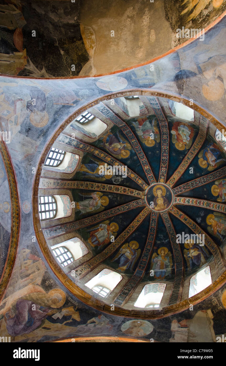 Turkey, Istanbul. Historic 3rd century Byzantine Chora Monastery (aka ...