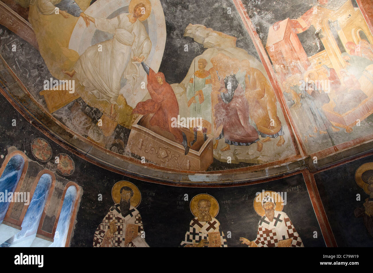 Turkey, Istanbul. Historic 3rd century Byzantine Chora Monastery (aka ...