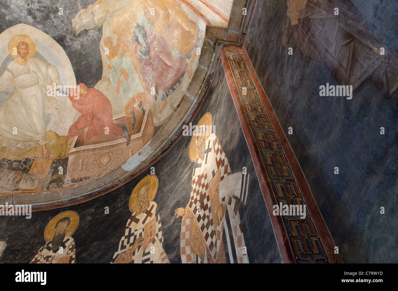 Turkey, Istanbul. Historic 3rd century Byzantine Chora Monastery (aka ...