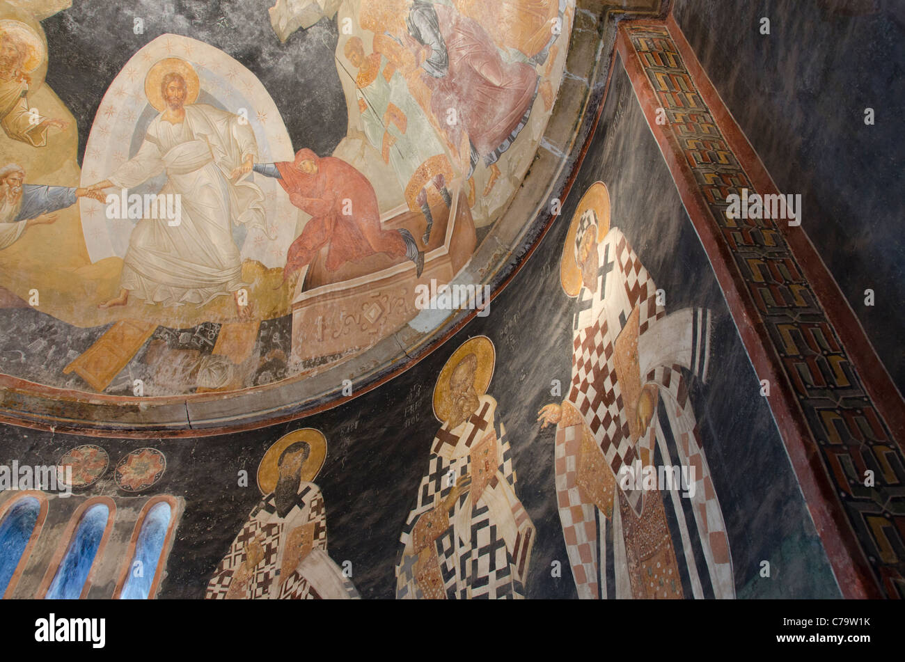 Turkey, Istanbul. Historic 3rd century Byzantine Chora Monastery (aka ...