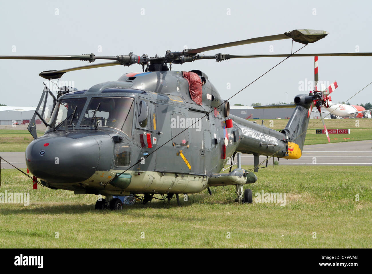 Dutch Navy Lynx helicopter at Luik-Bierset Heli Meet. Belgium Stock ...