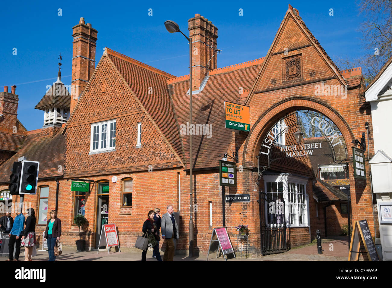 Liston Court, High Street, Marlow, Buckinghamshire, England, UK Stock ...