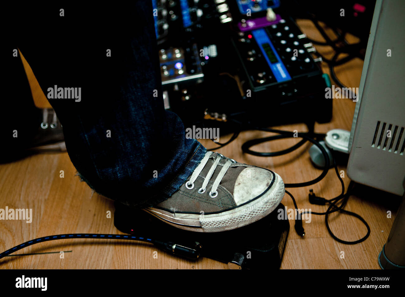 Pressing pedal hi-res stock photography and images - Alamy