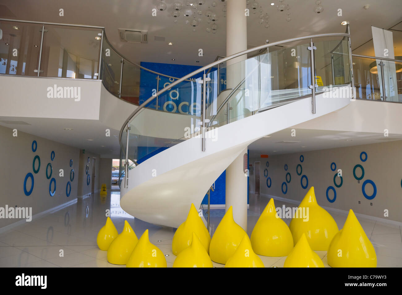 Ocean Hotel interior, Butlins, Bognor Regis, Arun, West Sussex, England ...
