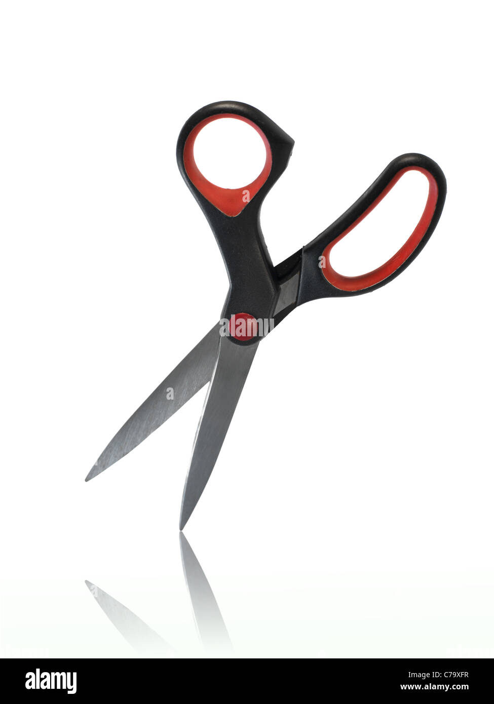 A pair of scissors isolated against a white background Stock Photo - Alamy
