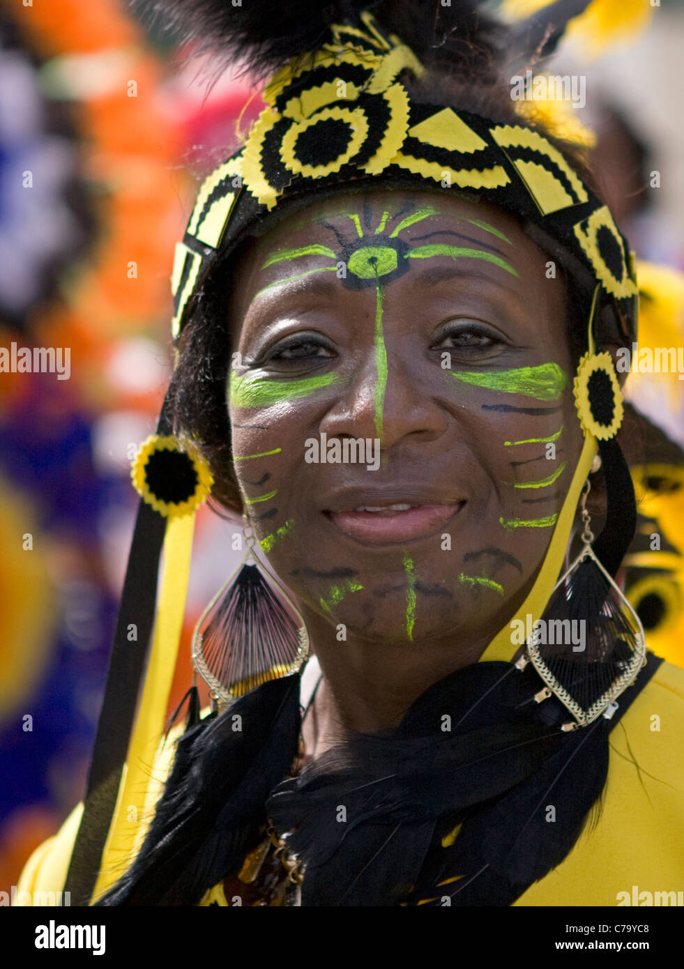 Caribbean headdress hi-res stock photography and images - Alamy