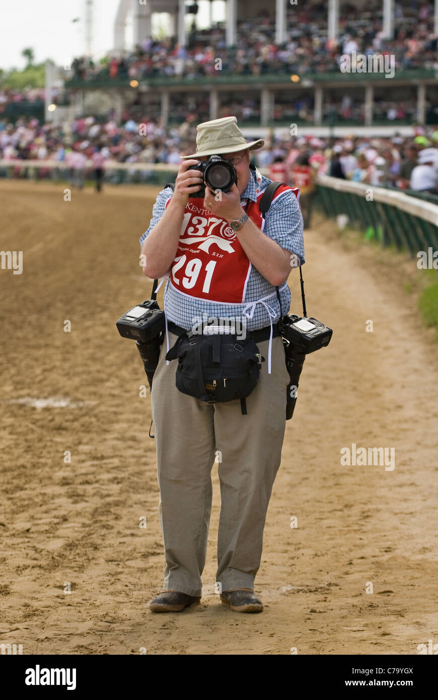 Professional Photographer Jonathan Roberts Shooting Photos on the Track ...