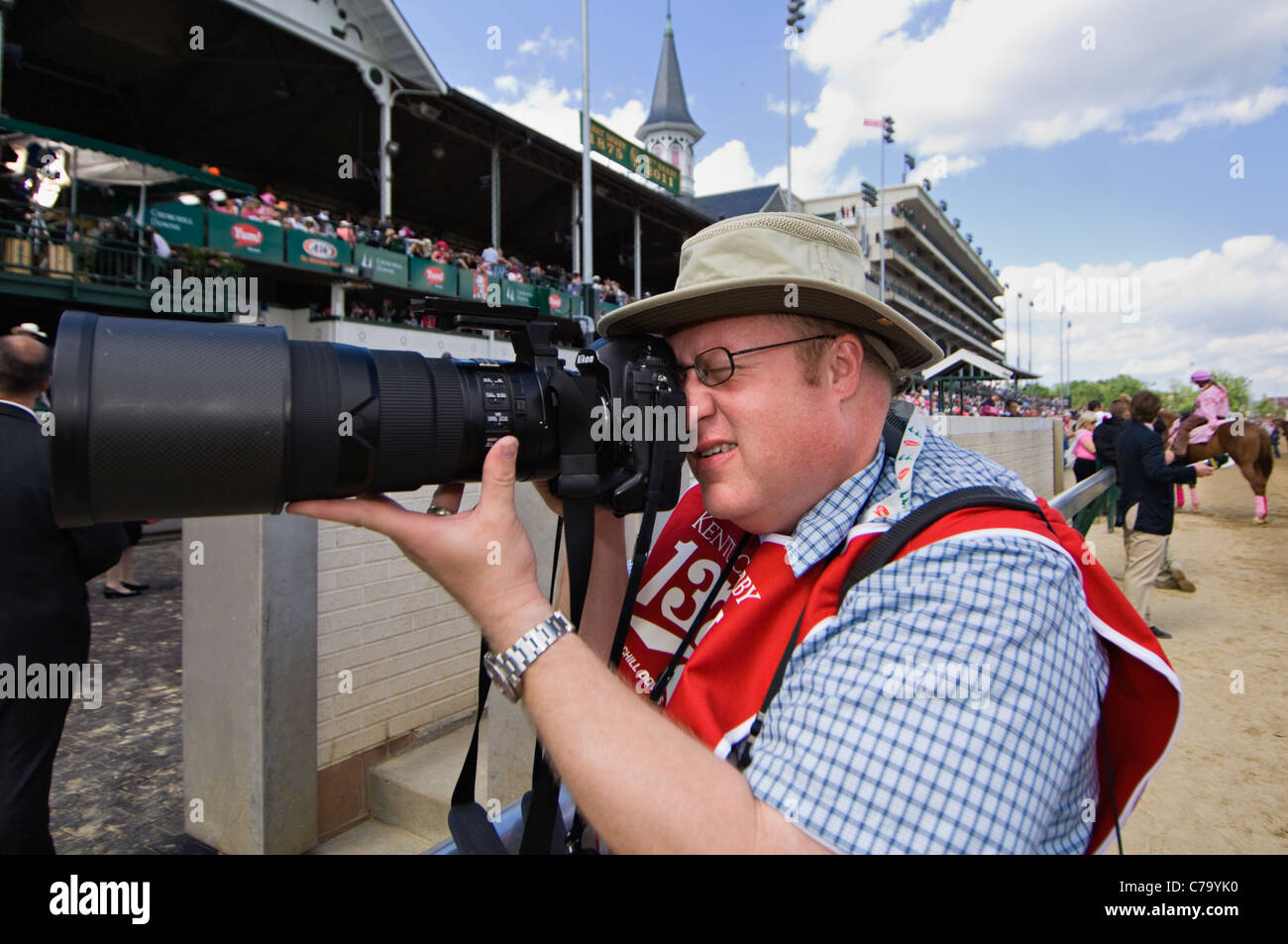 Professional Photographer Jonathan Roberts Shooting Photos on the Track ...