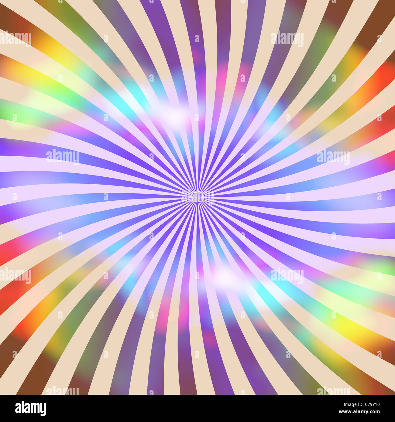 A retro or vintage looking rays pattern that works great as a ...