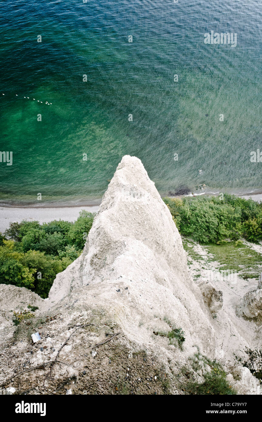 Former site of Wissower Klinken cliffs, cretaceous rocks, chalk cliffs ...