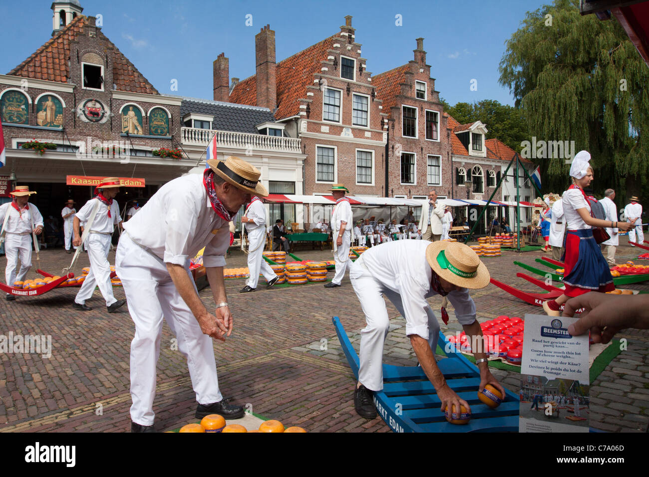 Edam Cheese Market Stock Photo - Alamy