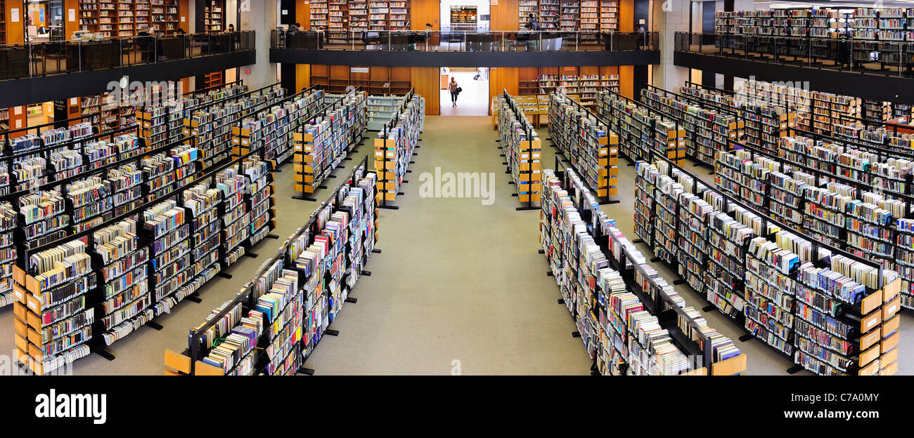 Boston Library interior Stock Photo - Alamy