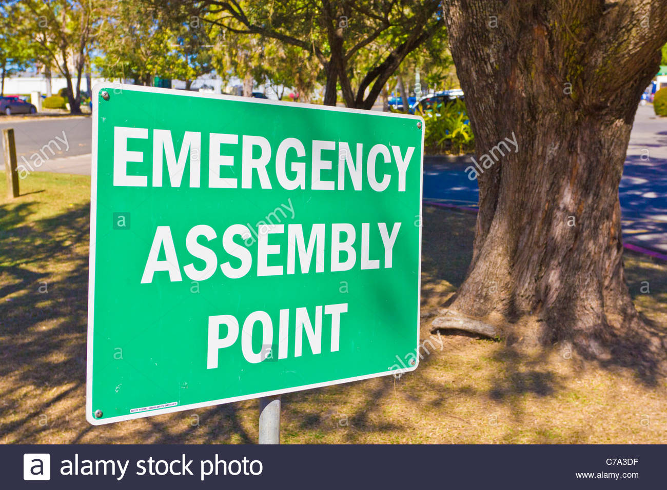 Emergency Assembly Point High Resolution Stock Photography and Images ...