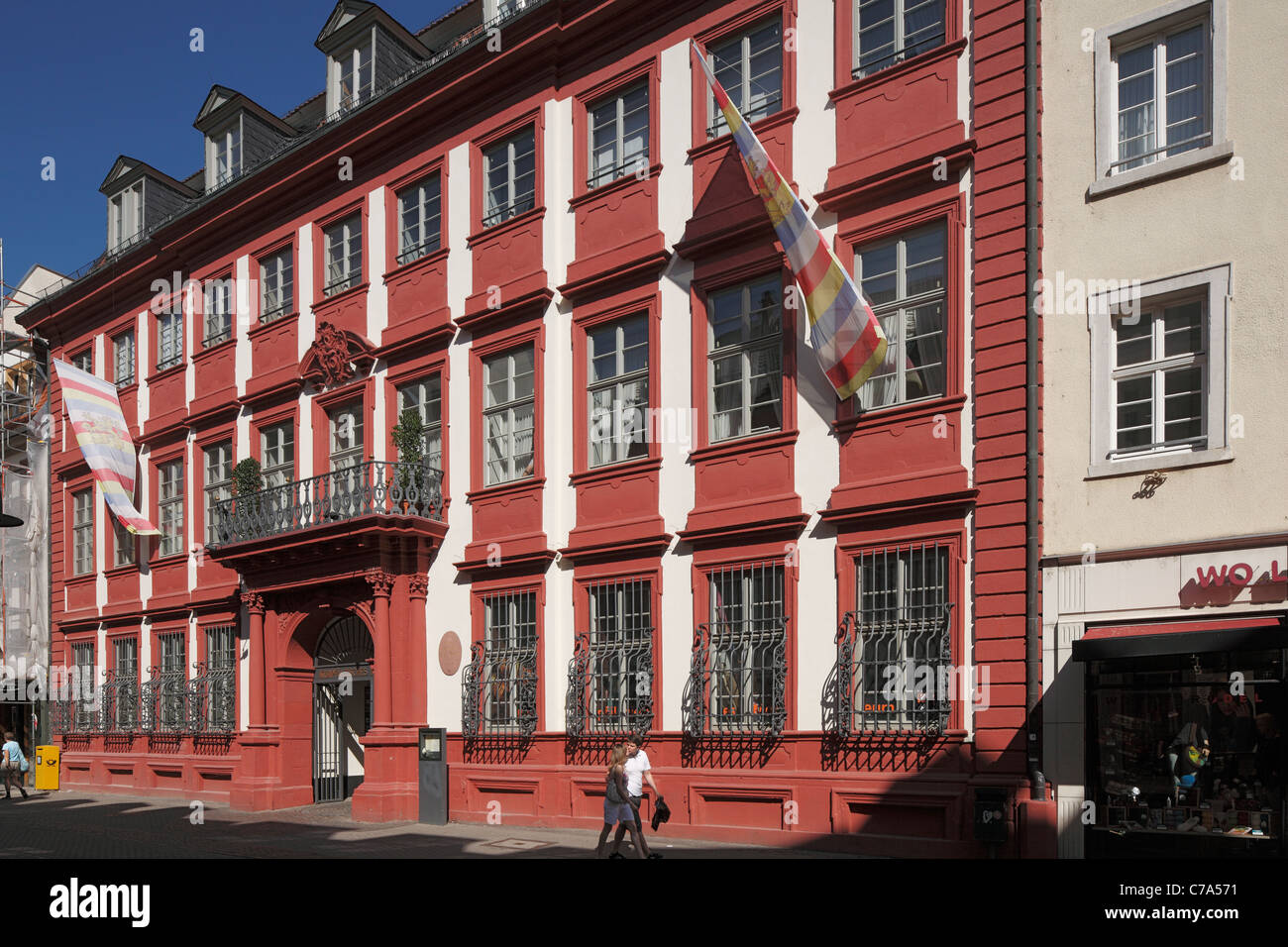 Palais Morass, Kurpfaelzisches Museum in der Altstadt von Heidelberg ...