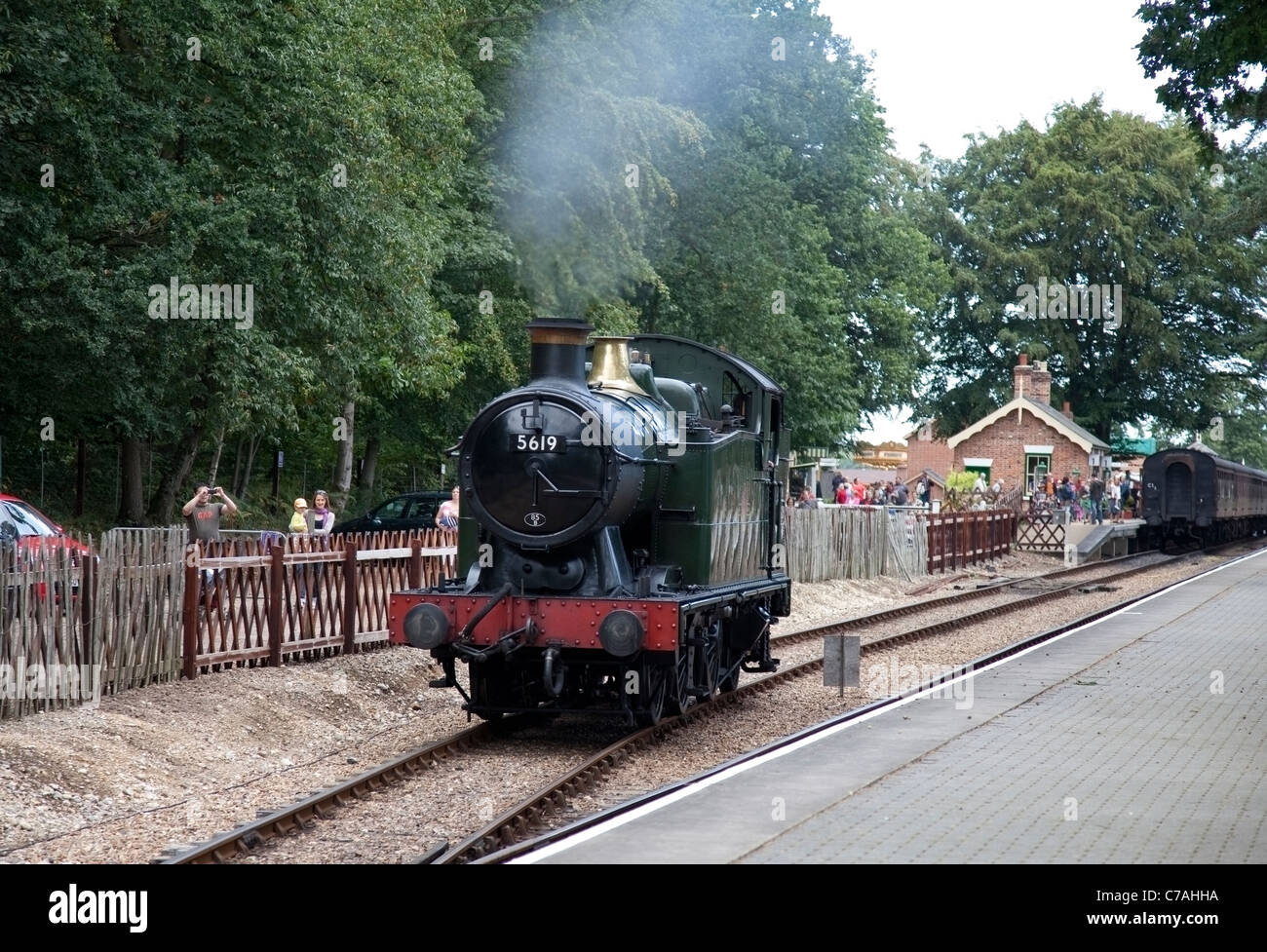 North Norfolk Railway Steam Train Stock Photo - Alamy