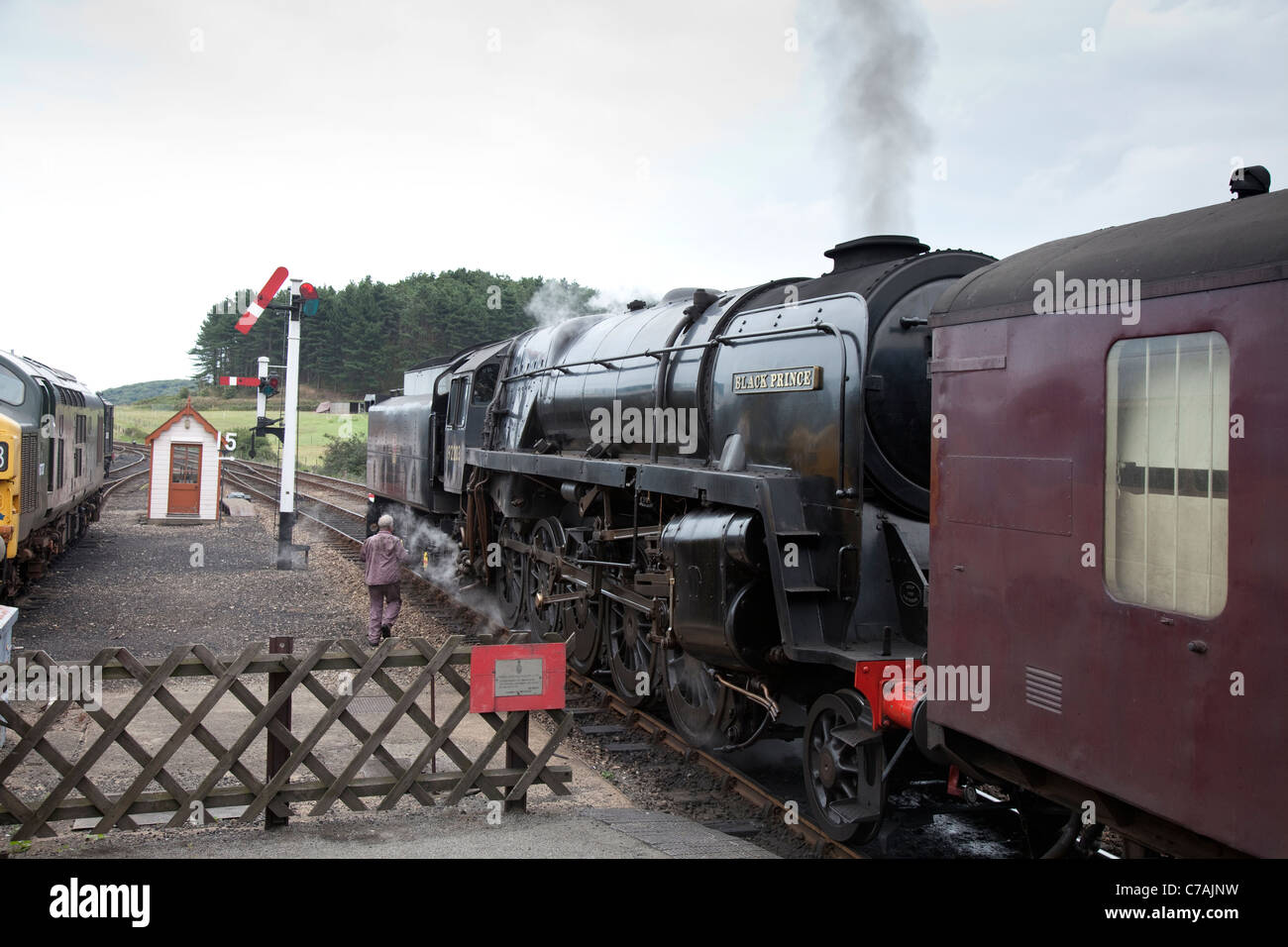 North Norfolk Railway Steam Train Stock Photo - Alamy