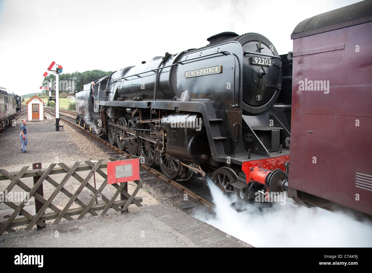 North Norfolk Railway Steam Train Stock Photo - Alamy