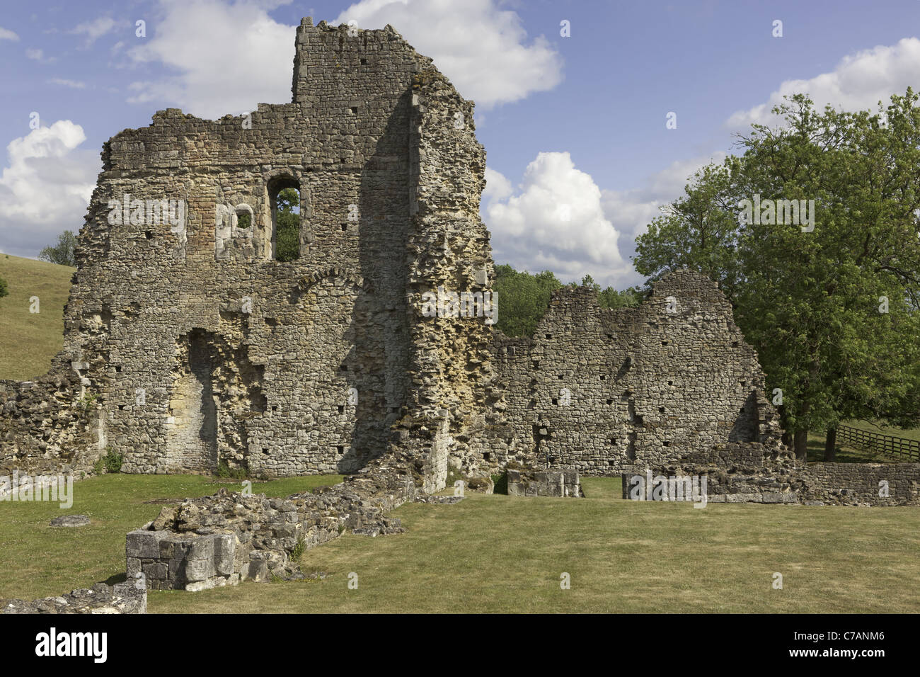 Ruins of Kirkham Priory York Moors Stock Photo - Alamy