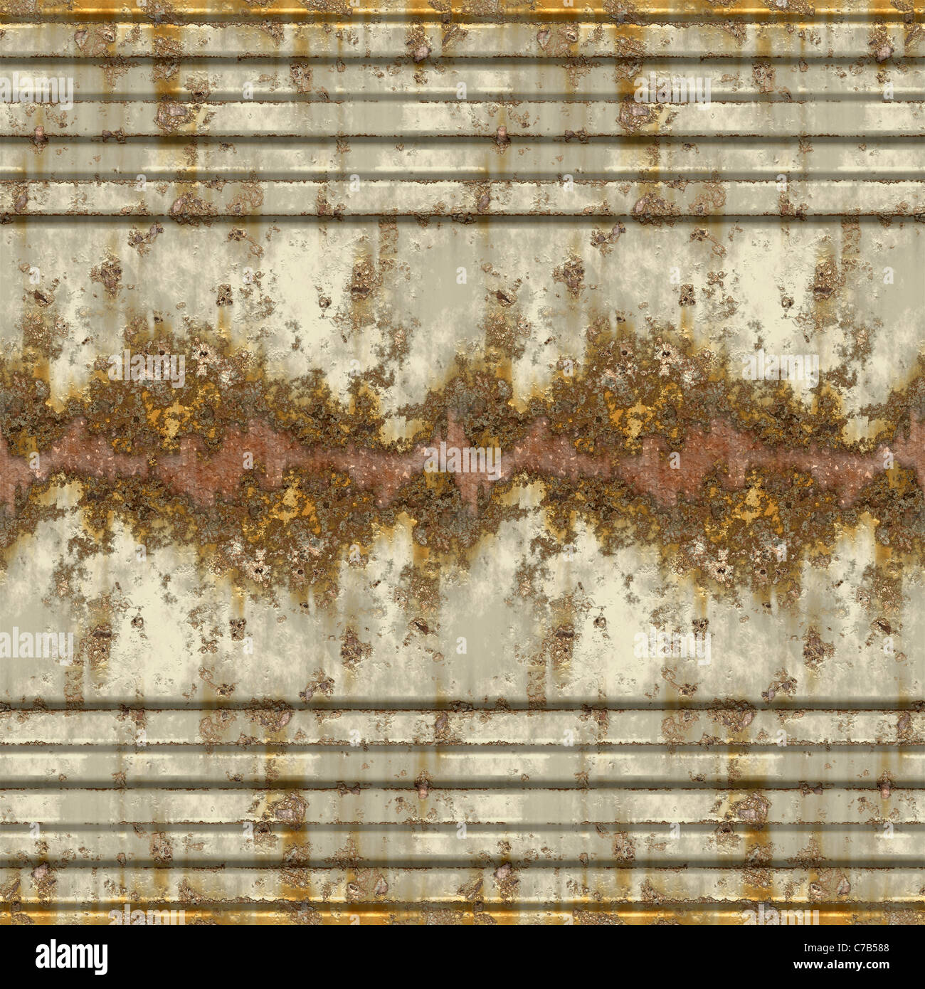 A rusted panel texture that tiles seamlessly as a pattern Stock Photo ...