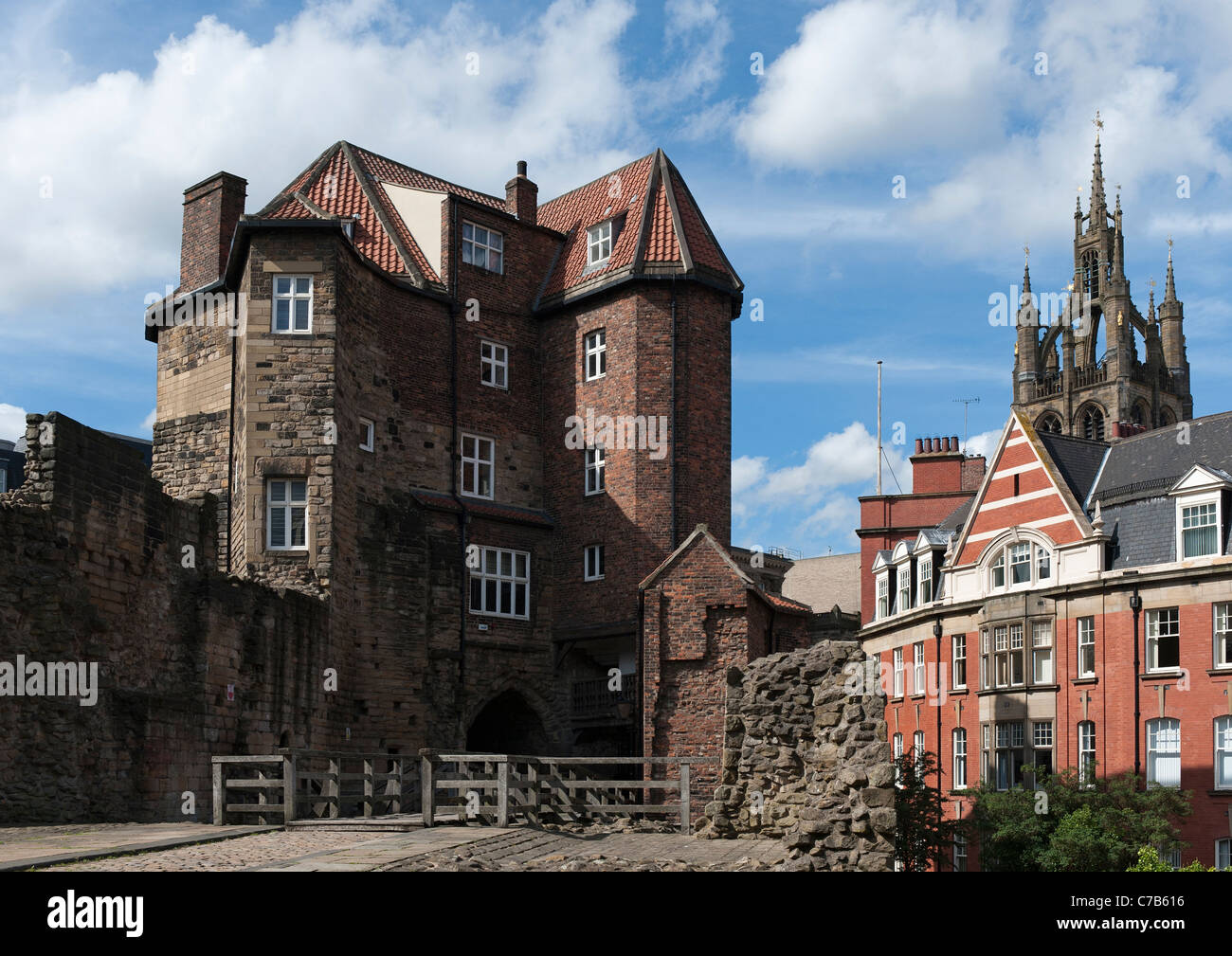 The Black Gate Newcastle upon Tyne Stock Photo - Alamy